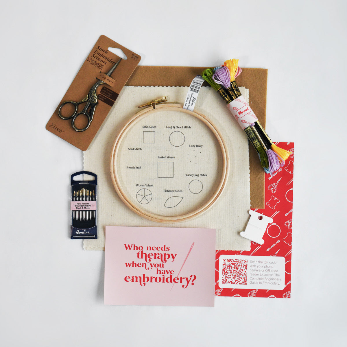 The Complete Beginner's Embroidery Kit – Girl Got Thread