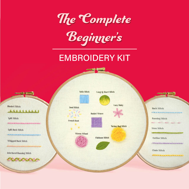 The Complete Beginner's Embroidery Kit – Girl Got Thread
